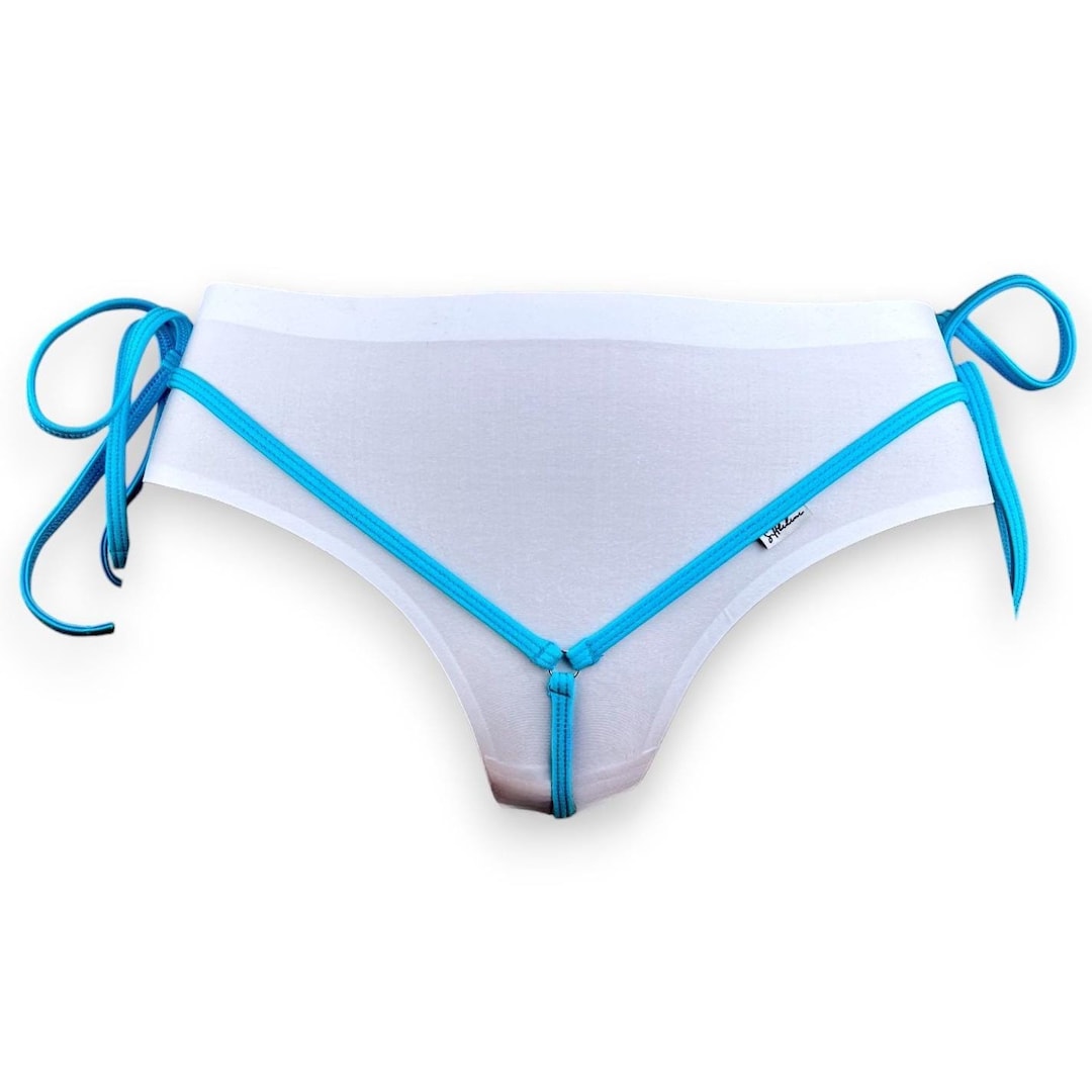 1017-4 * Minimalist Tie-side Spandex Thong | Sexy Micro String Bikini ...