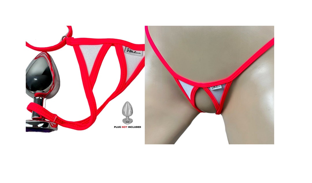 1040 Shbikini, PLUG String, Extreme String, Thong, Panties, Uncensored, Plug-in String - Etsy