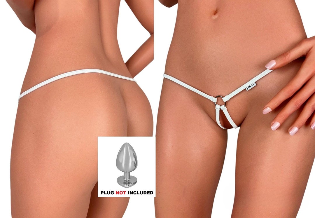 1052 Shbikini, PLUG String, Extreme String, Thong, Panties, Uncensored, Plug-in String - Etsy