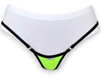 110-1SS * Spandex Micro Thong Bikini Bottom - Shbikini, Extreme String ...