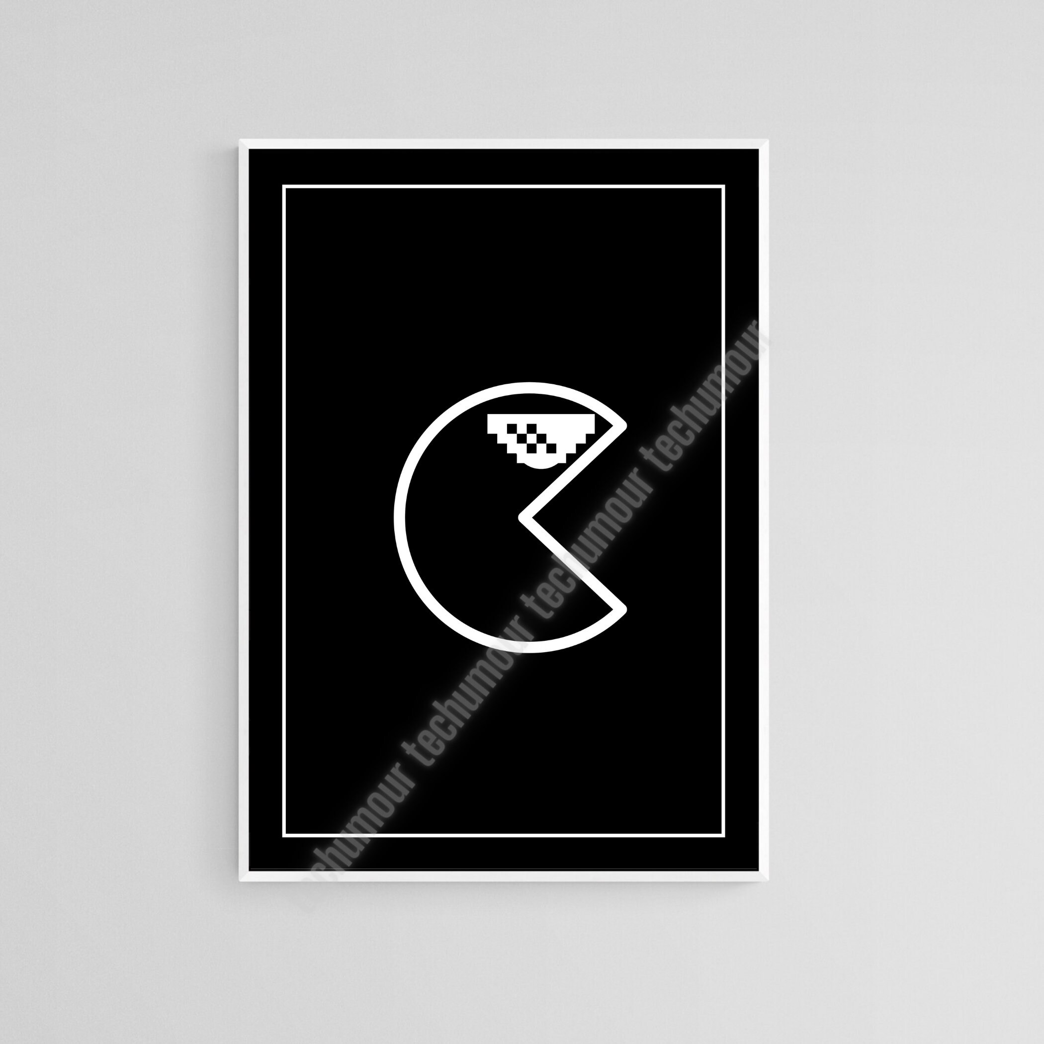 Set of 3 Pacman Retro Posters for Gaming Room Decor for Man Cave ...