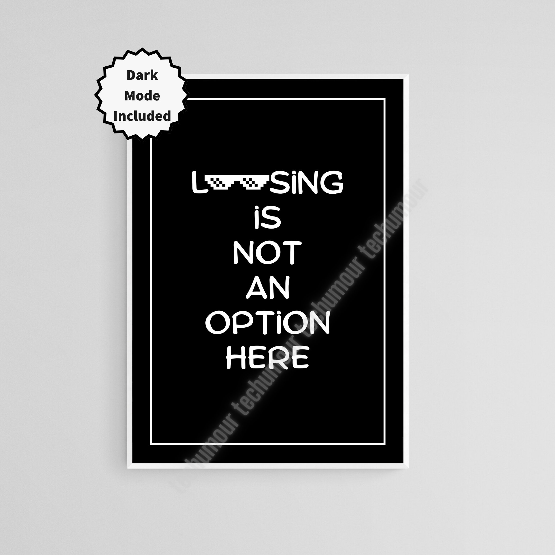 Gaming Quote Print for Gamer Printable Wall Art for Man Cave Decor for ...