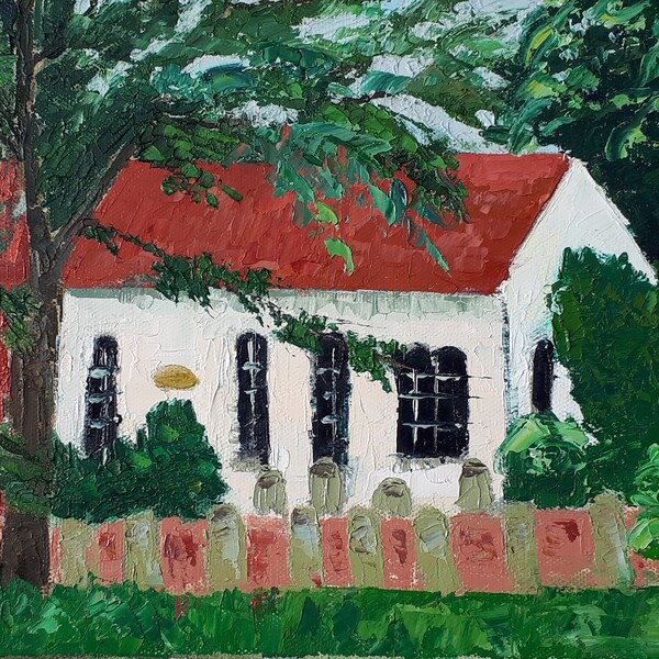 Church Painting - Etsy