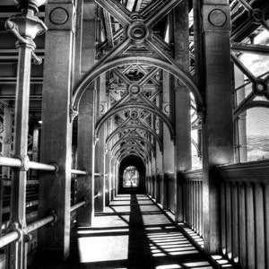 High Level Bridge Black and White Photo, Digital Art Print, Wall Art ...