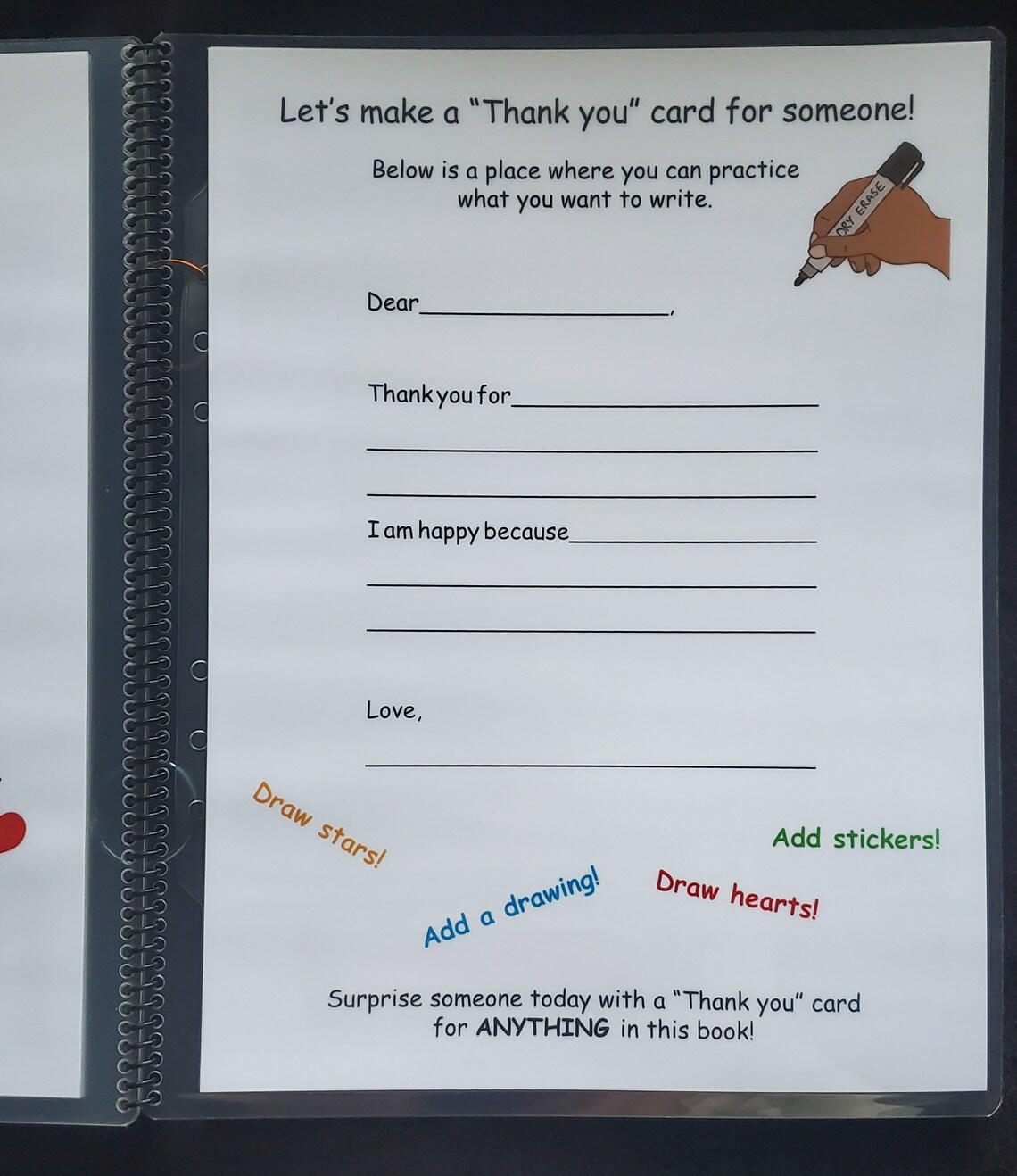 Why and How to Say thank You Children's ACTIVITY Book That Encourages ...