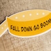 Funny Fall Risk Bracelet Sticker, Fall Down Go Boom Decal, Health Care ...