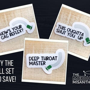 Funny Healthcare Sticker for ER Nurse Emergency Medicine Doctor ...