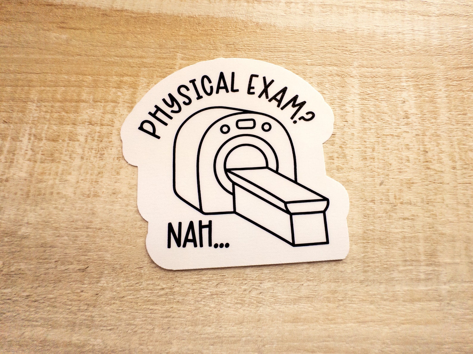 ER Sticker, Funny Gift for Emergency Medicine Doctor Physician Nurse ...