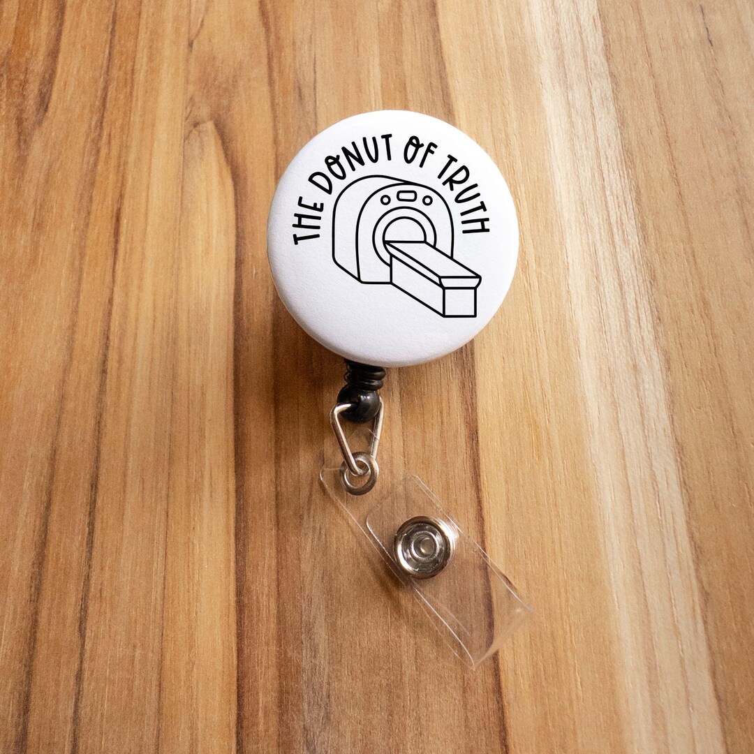 Interchangeable Badge Reel, Swappable Removable Topper, Funny Gift CT ...