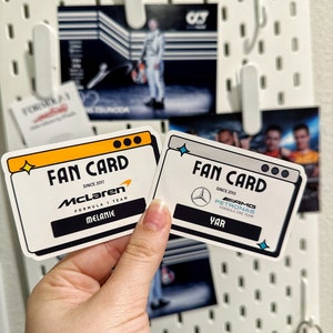 Formula 1 Customizable Fan Card Sticker - F1 (old Scuderia) - Etsy