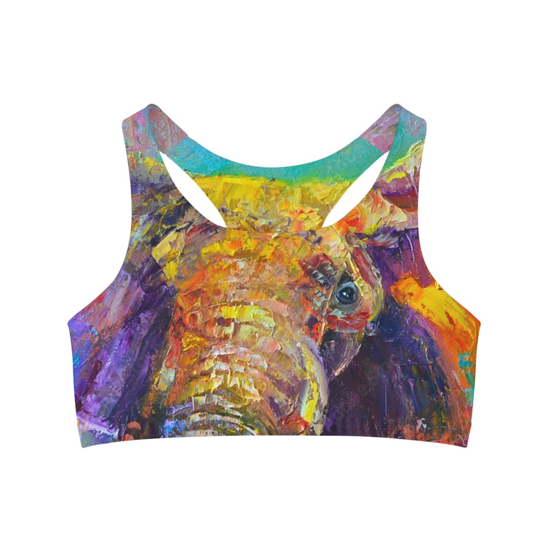 Elephant Sports Bra - Etsy