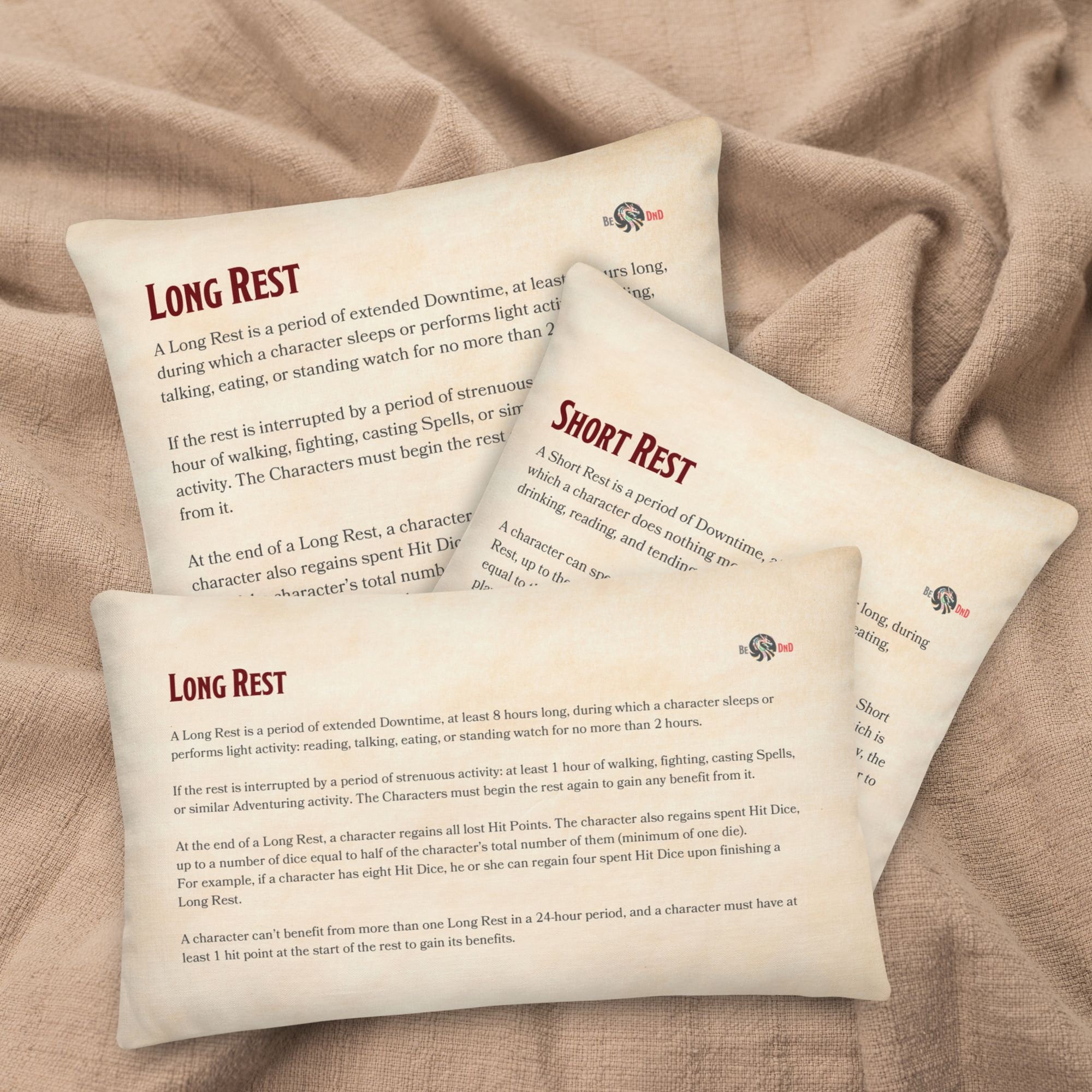 Dnd Pillow | Rest Action| D20 | Dungeons and Dragons | Dnd Gift - 20" X ...