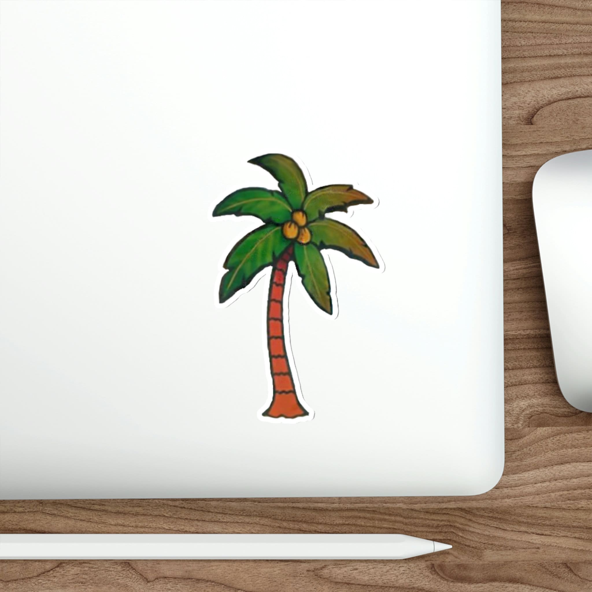 Coconut Palm Tree Sticker - Etsy