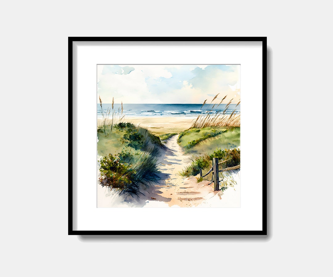 Pathway to the Beach Digital Print - Etsy