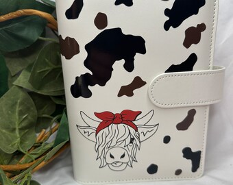 Highland Cow Binder - Etsy