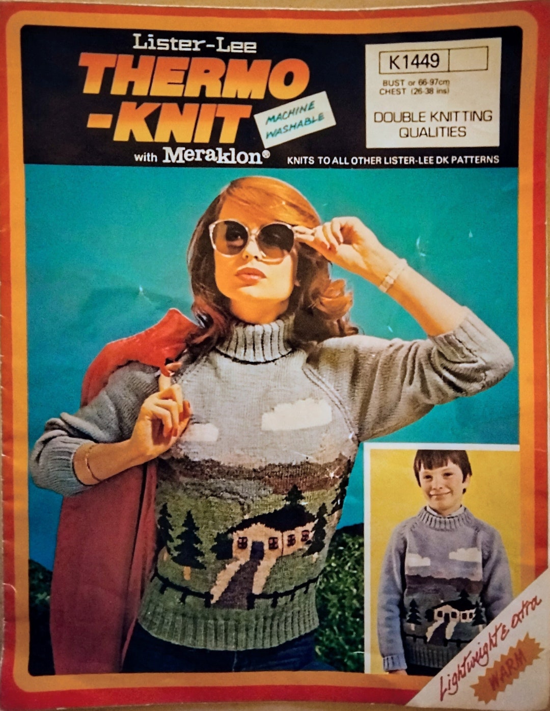 Vintage Cottage Sweater Pattern - Etsy