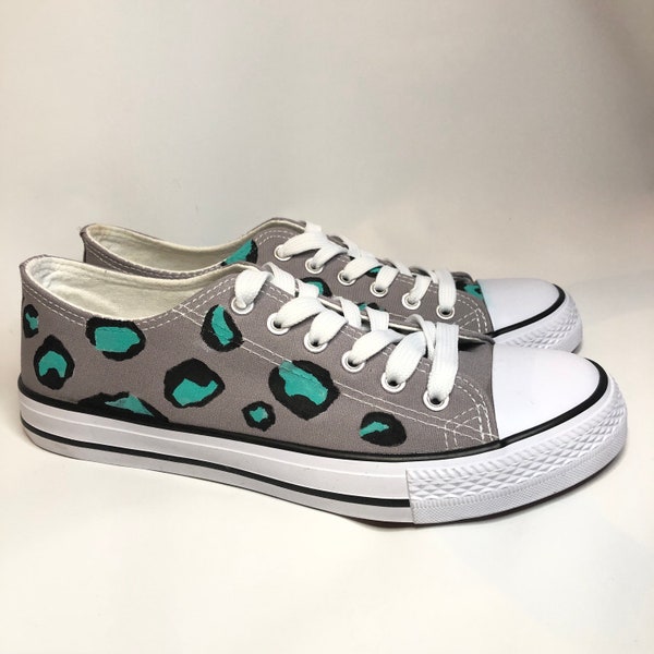 Leopard Converse - Etsy