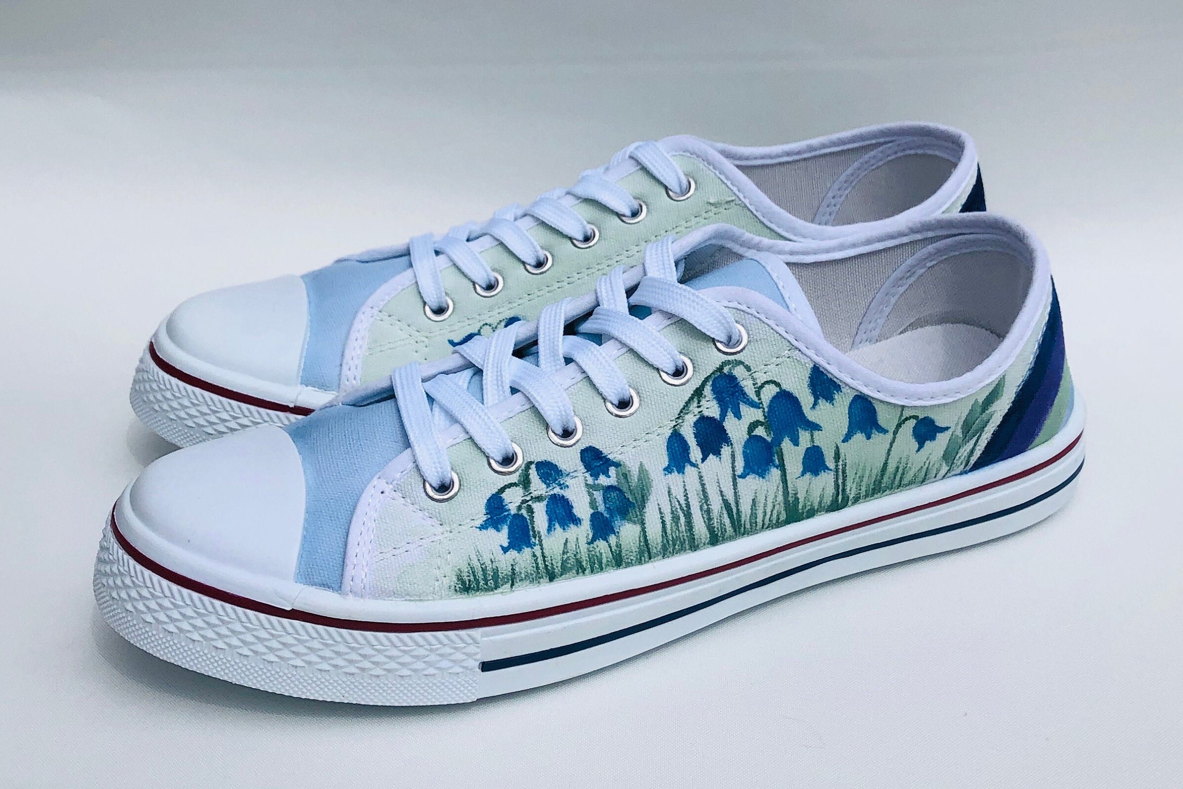 Hand Painted Boho Wedding / Festive Converse - Etsy