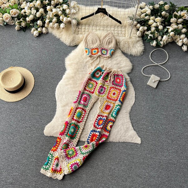 2 Piece Crochet Set - Etsy