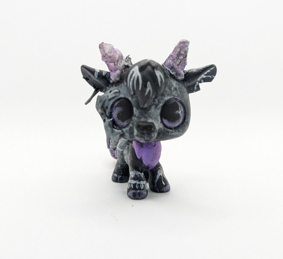 LPS Custom Nightmare Goat| LPS Custom, Littlest Pet Shop, Custom ...