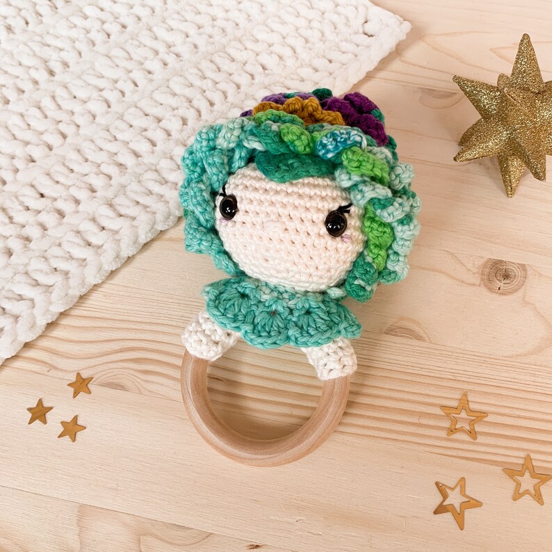 Virgo PDF Pattern // Crochet Amigurumi Instruction Teether Toy for Baby ...
