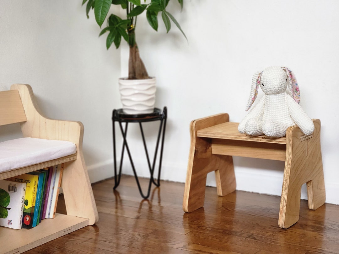 Wooden Stool for Kids - Etsy