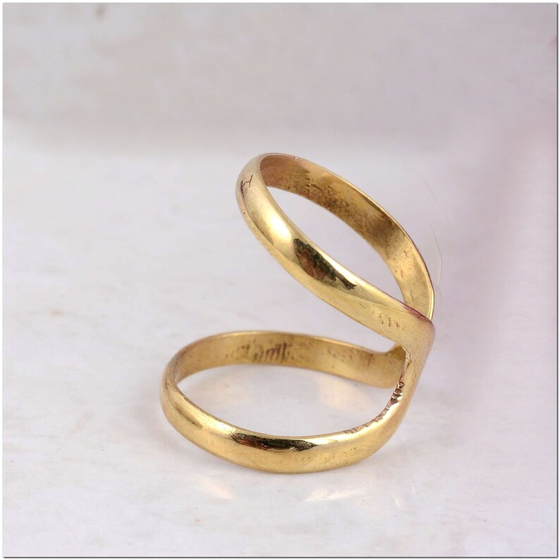Gold Ring Splint, Sterling Silver Swan Neck Splint for PIP or DIP Joint ...