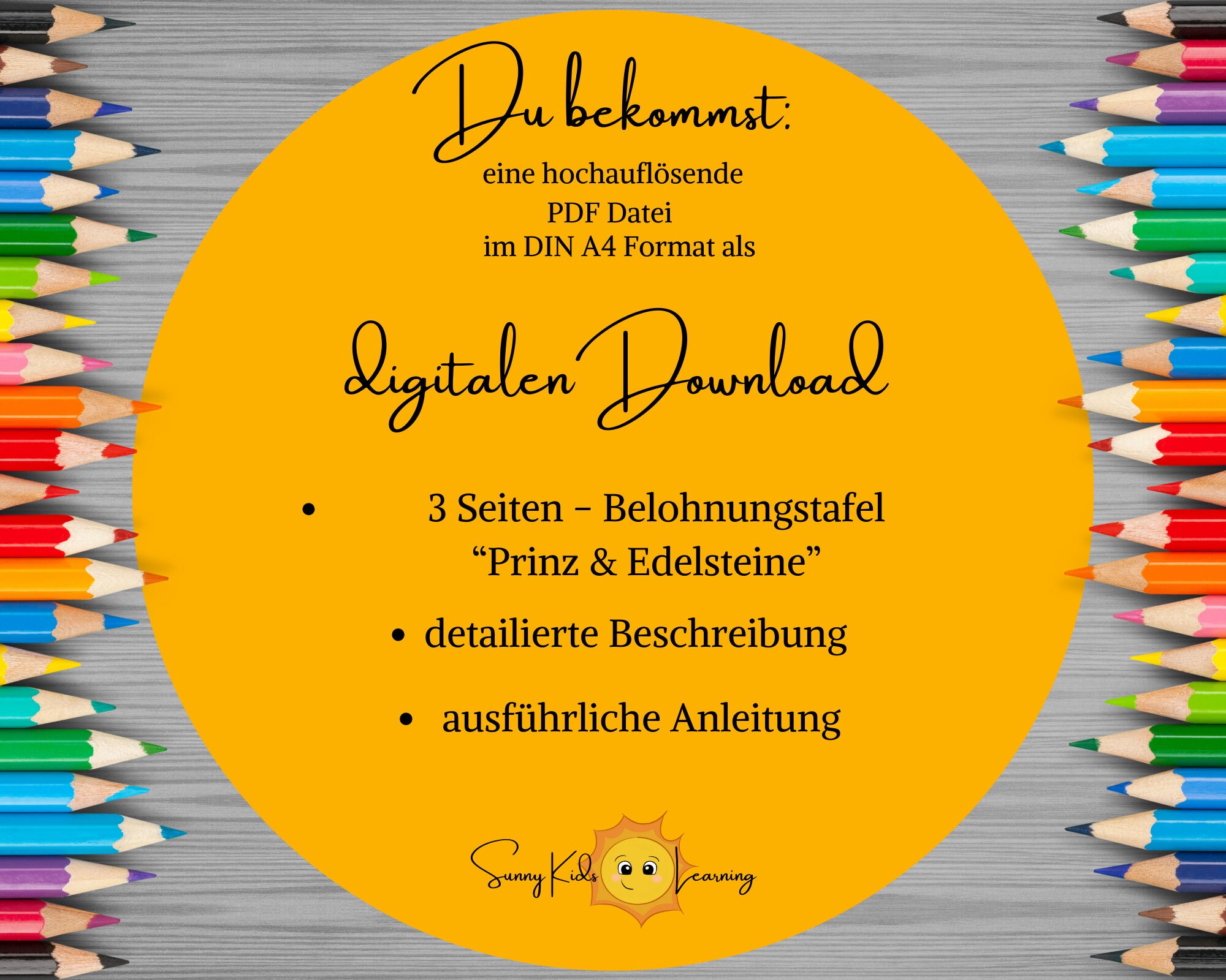 Belohnungstafel Kinder, Belohnungsplan Deutsch, Digitale ...