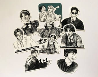 SEVENTEEN Kpop Stickers GOING SEVENTEEN - Etsy