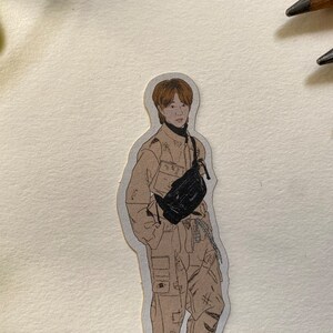 Seventeen The8 Minghao Sticker / Kpop Airport Fashion Kraft Journal ...