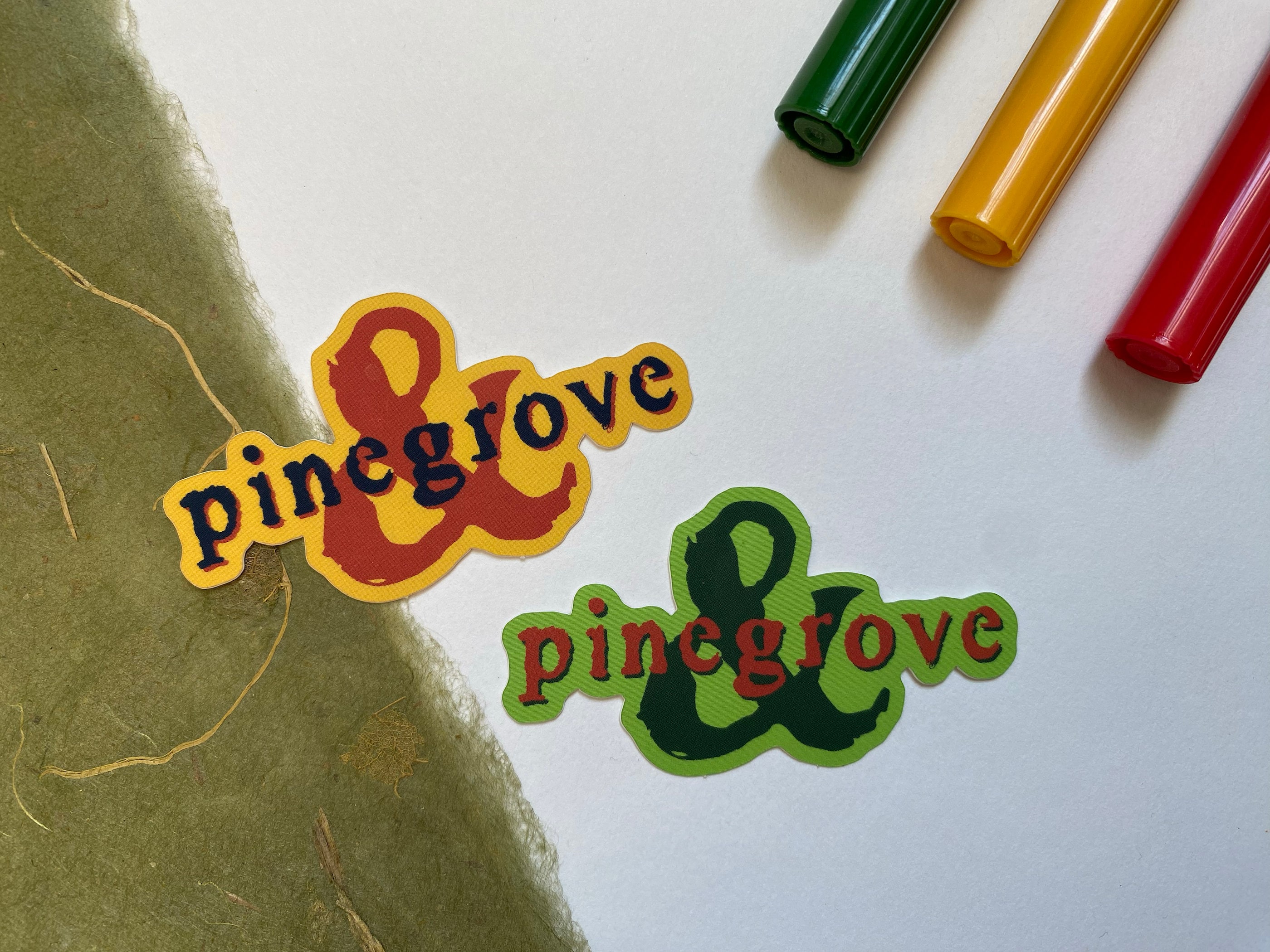 Pinegrove Band Ampersand Logo Vinyl Sticker - Etsy