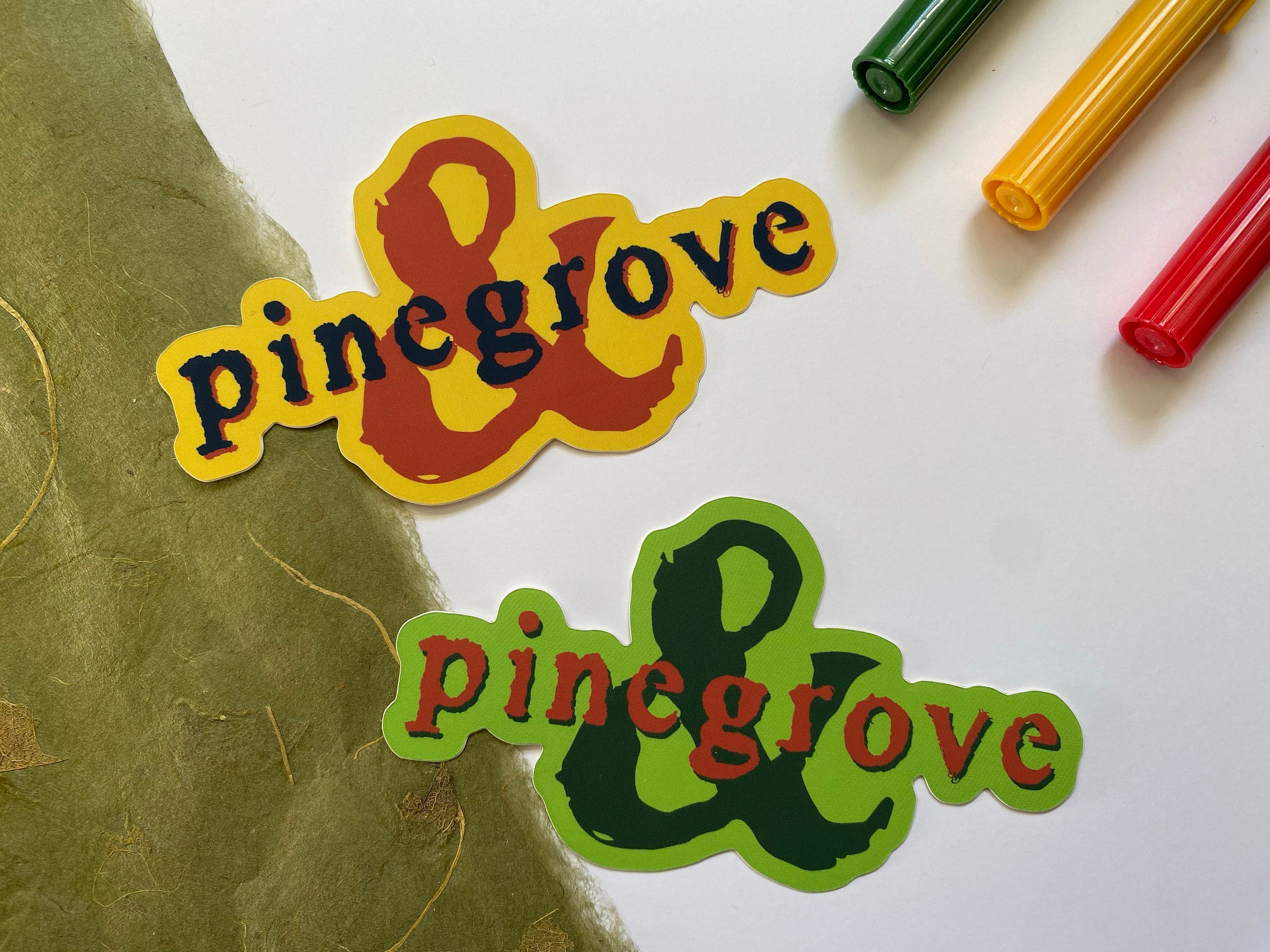 Pinegrove Band Ampersand Logo Vinyl Sticker - Etsy