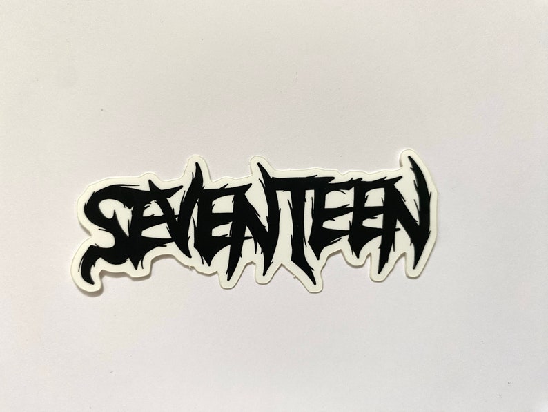Kpop Boy Group Metal Logo Sticker / Seventeen, Treasure, BTS, Wayv ...