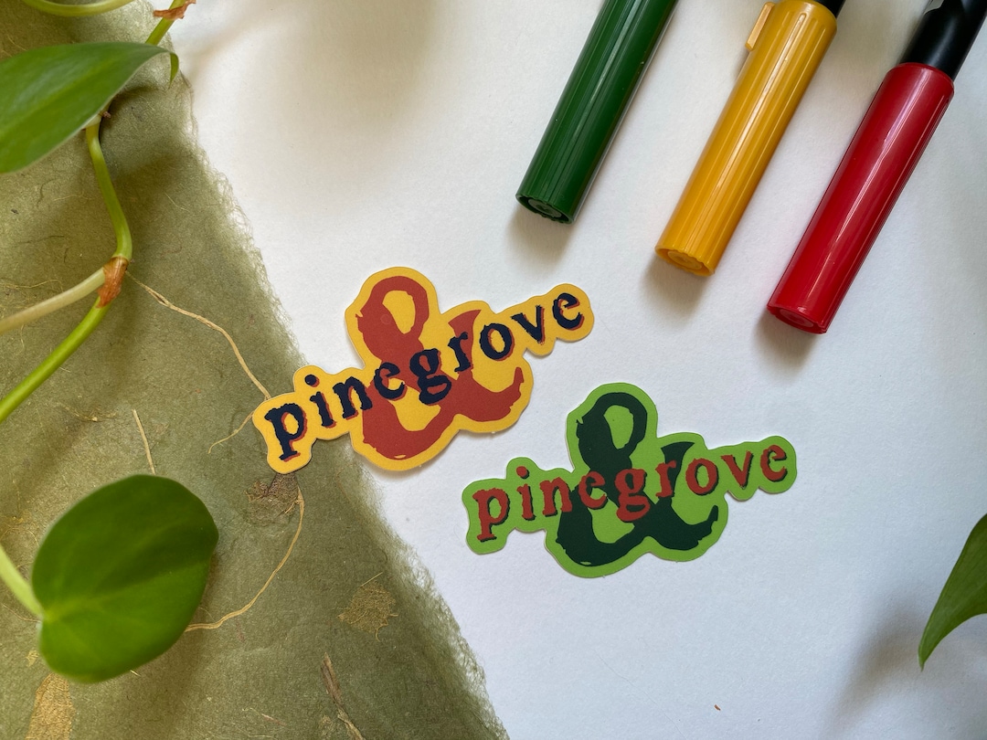 Pinegrove Band Ampersand Logo Vinyl Sticker - Etsy