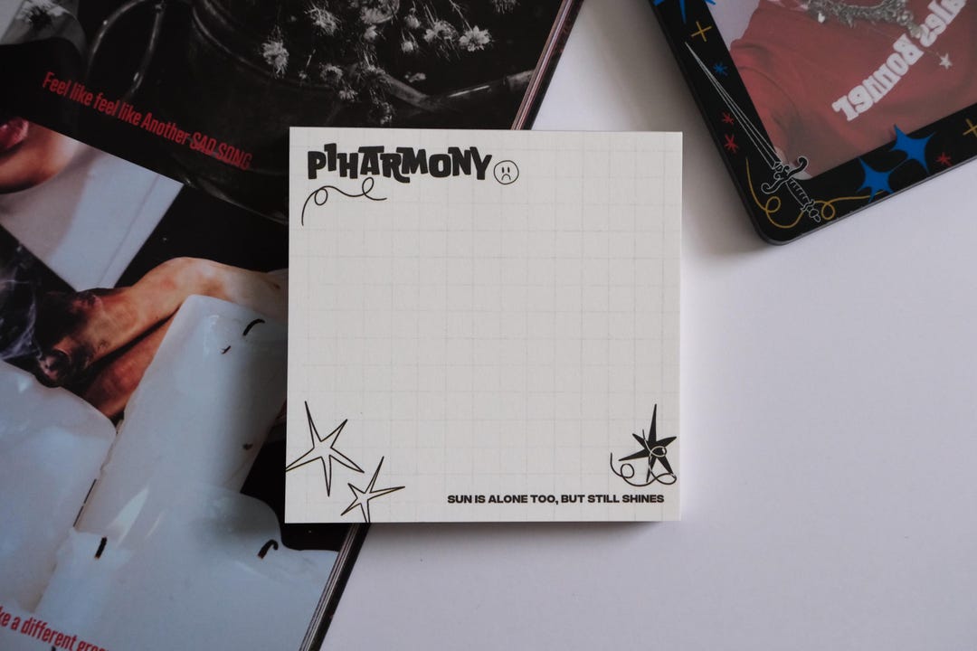 P1harmony Sad Song - Memo Pad - Etsy