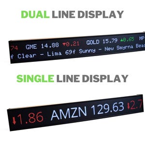 Quotron Stock Ticker, Crypto, Forex, Sports, Weather & More - Etsy