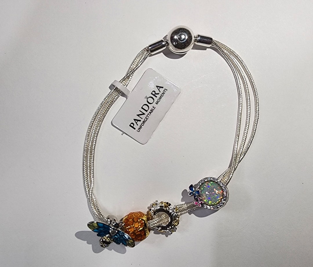 Pandora Braclet With Charms - Etsy
