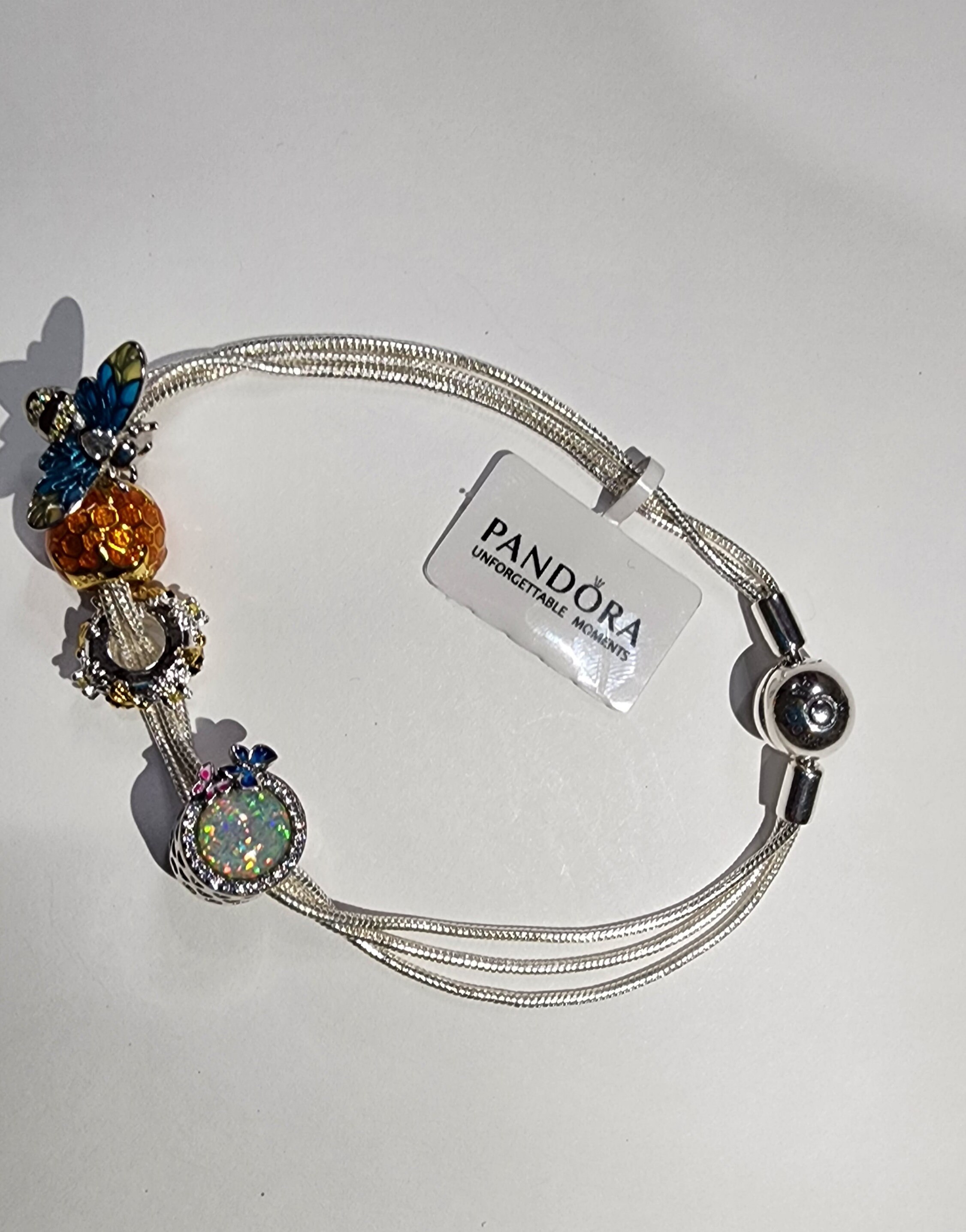 Pandora Braclet With Charms - Etsy