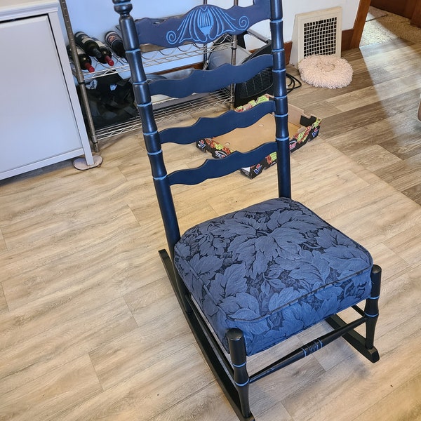 Painted Rocking Chair - Etsy