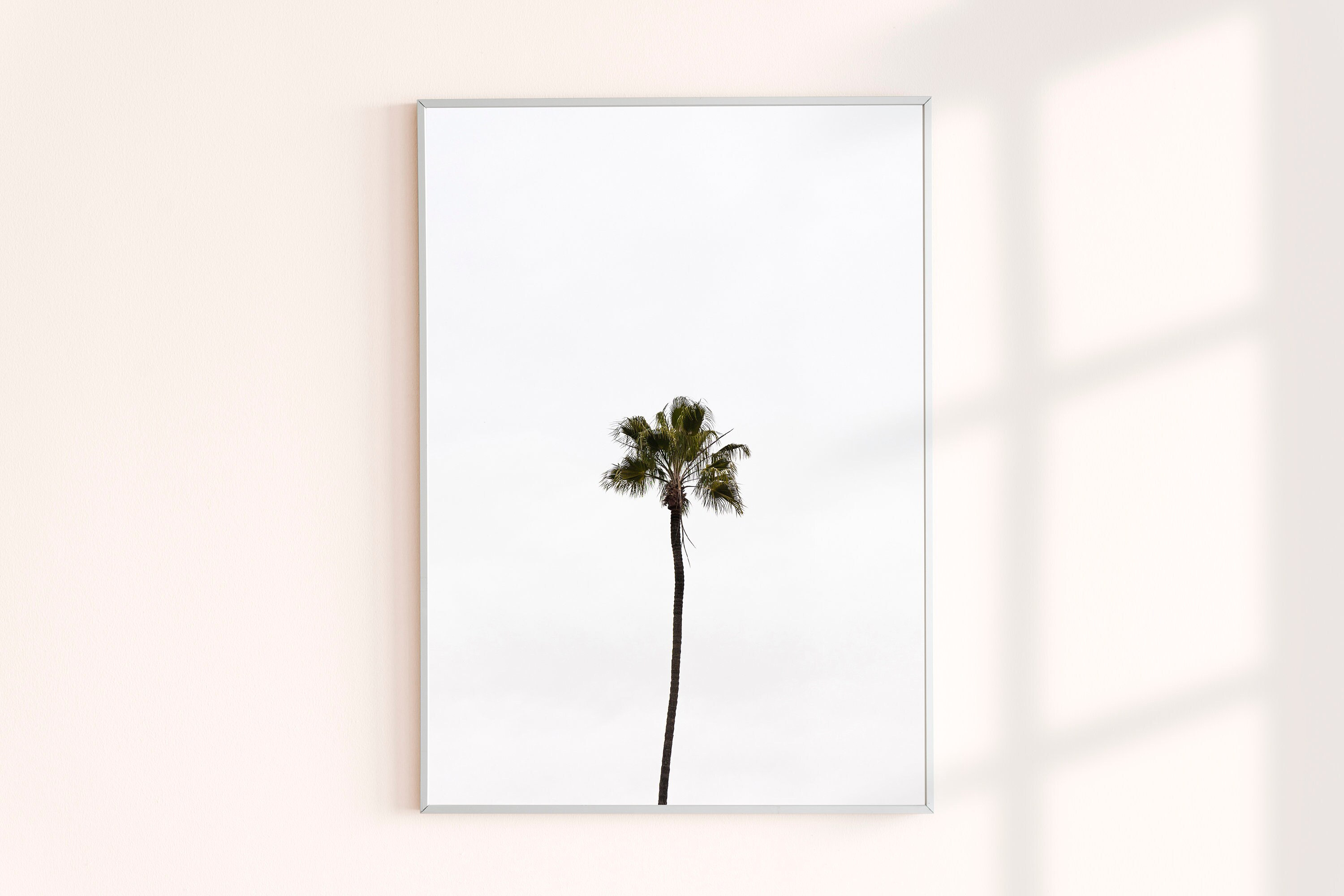 Minimal Palm Tree Print, Palm Tree Print, Palm Tree Wall Art, Los ...