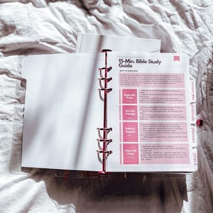 Bible Study Binder Christian Planner | SOAP Study | Sermon Notes ...