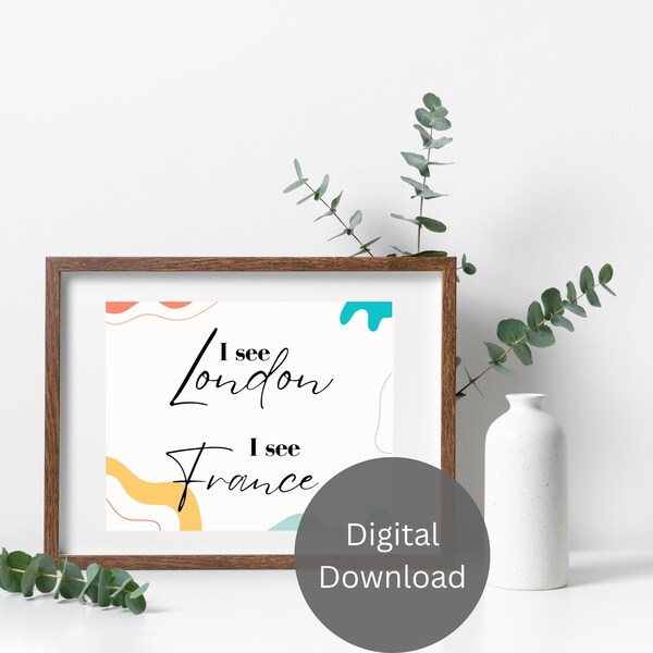 I See London I See France - Etsy