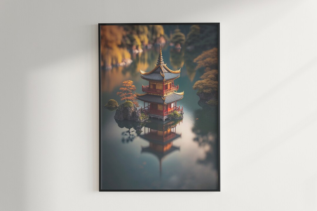 Ancient Temple Print | Temple Splatterinstant Download Printable Home ...