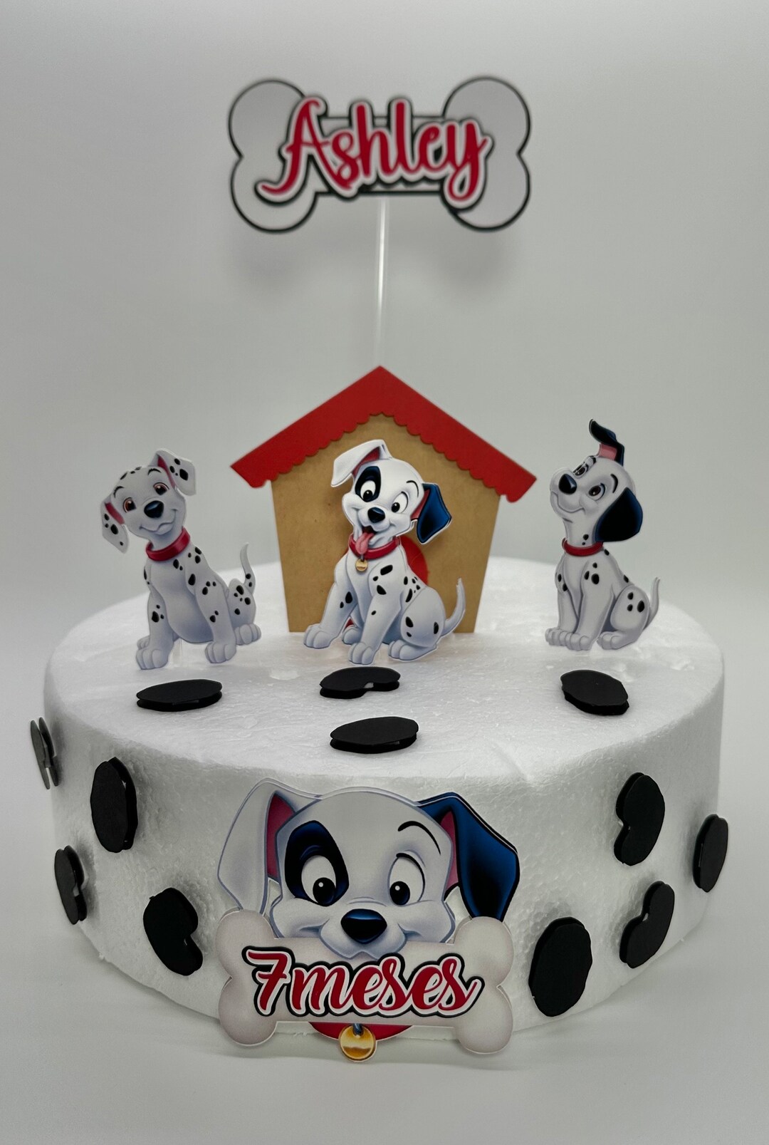 Dalmatians Theme Cake Topper - Dog Dalmatians Party Decor - Etsy