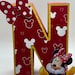 Minnie Mouse Theme 3D Letters - Minnie Mouse Party Decor - Etsy