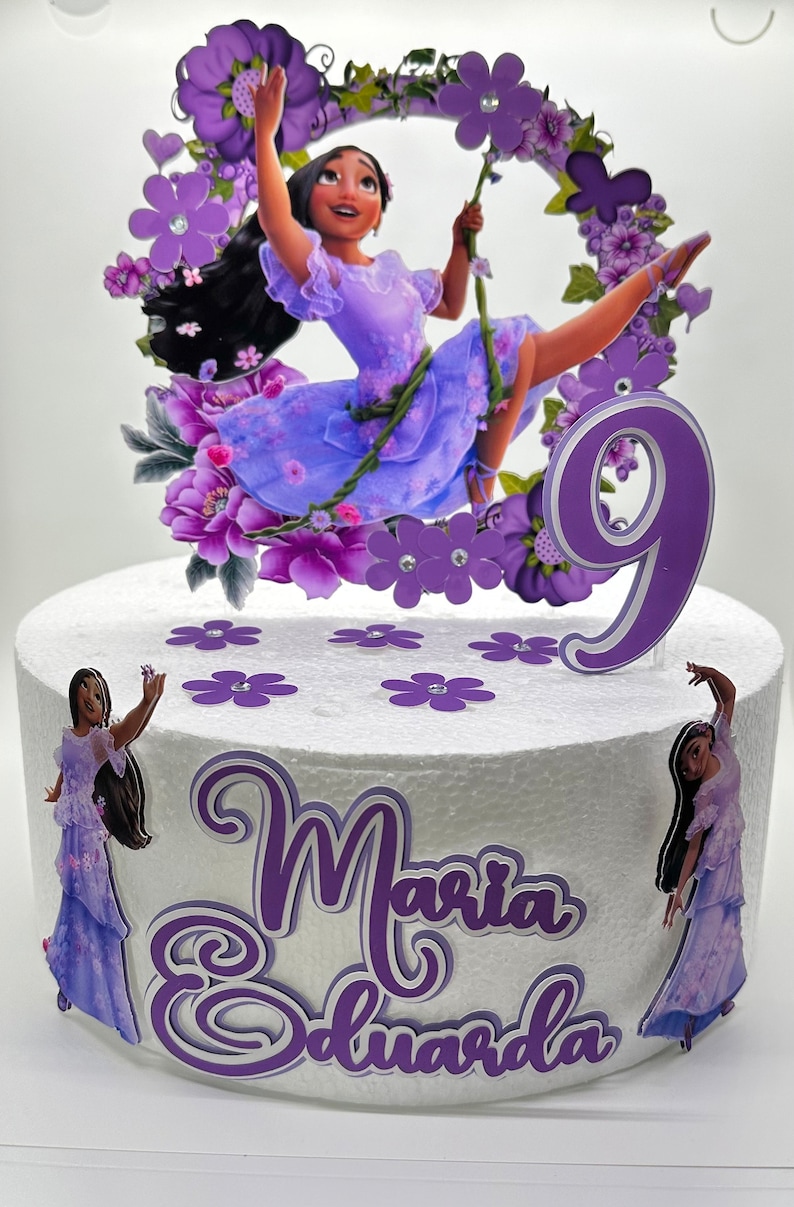Isabella Encanto Theme Cake Topper Encanto Party Decor - Etsy