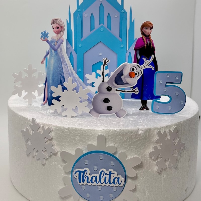 Frozen Cake Decor - Etsy