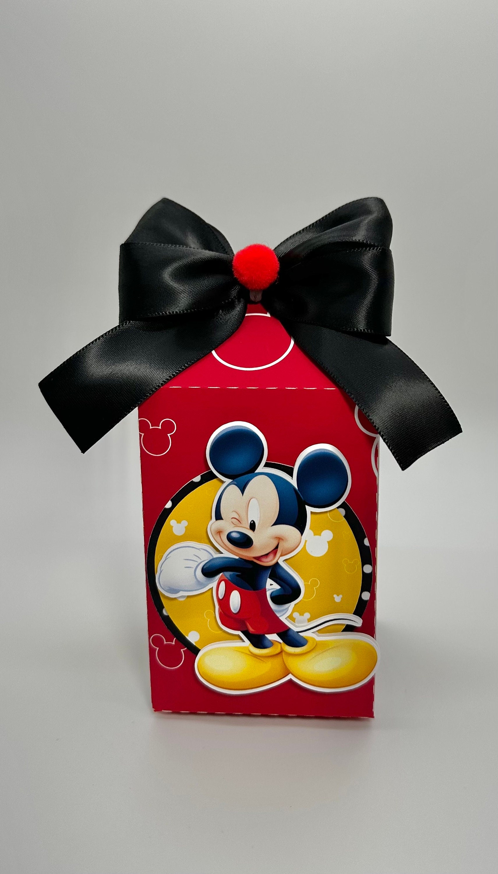 Mickey Mouse Favor Box Mickeymouse Box Mickey Mouse Party Decor - Etsy