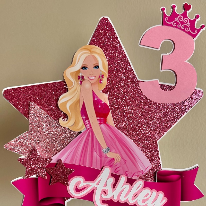 Barbie Cake Toppers - Etsy