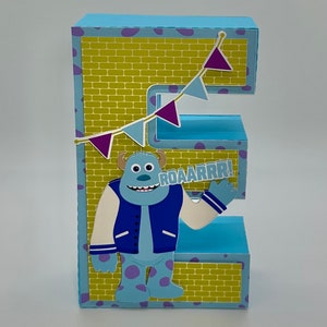 Monsters Theme 3D Letters - Monsters Party Decor - Etsy